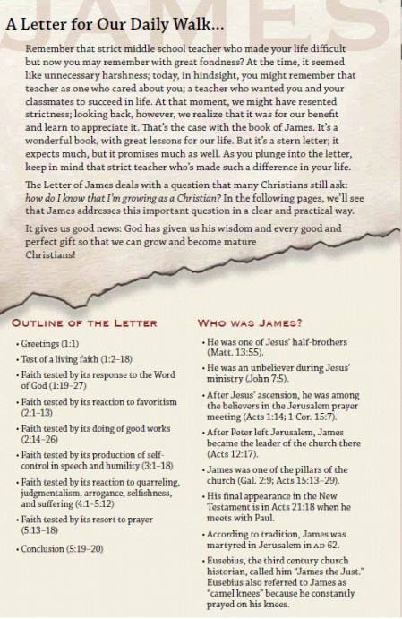 The Book of James – Chart (click to enlarge) – sharin' His love ...